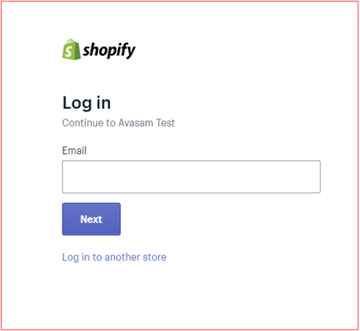 Shopify | Avasam Knowledge Base